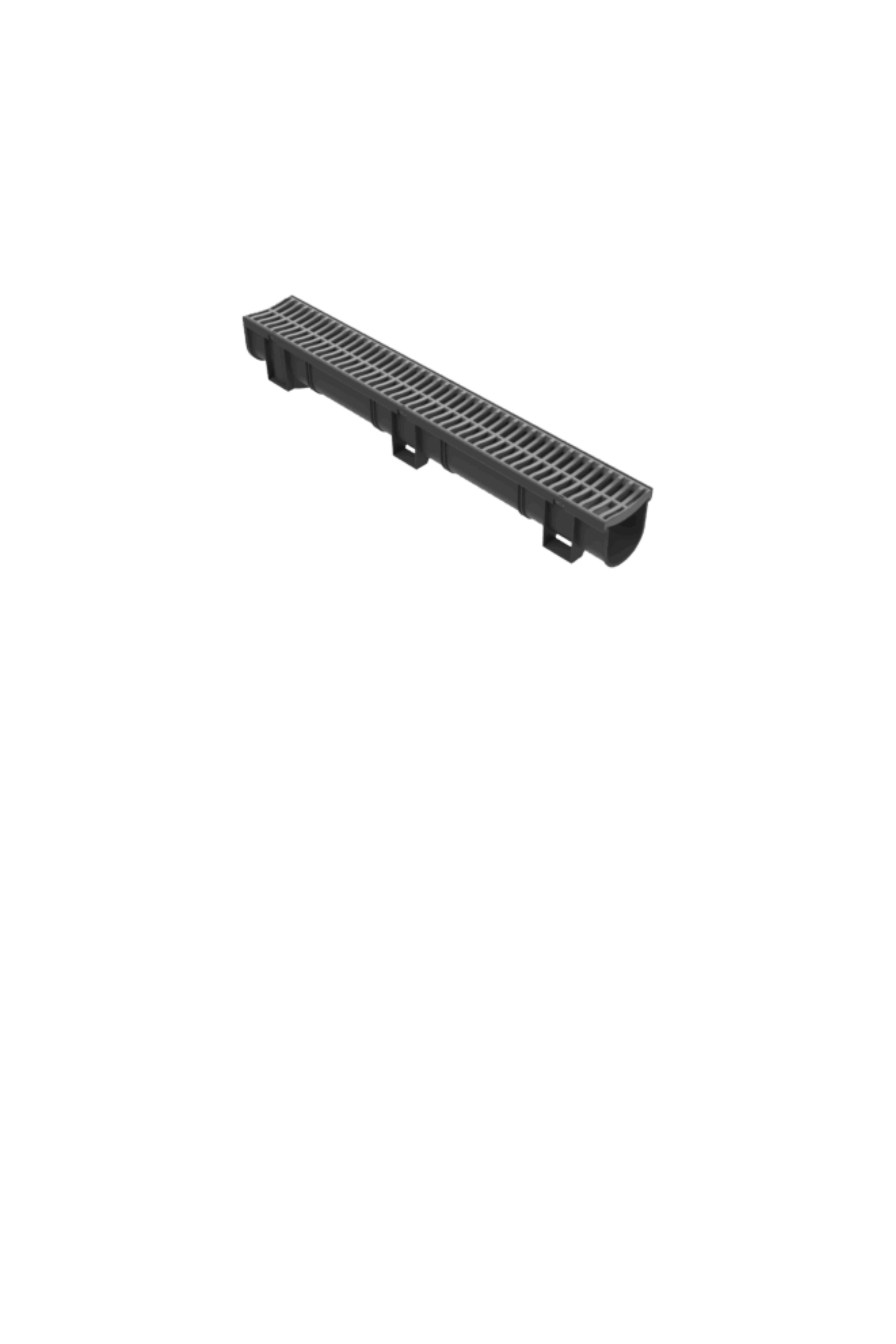 Easydrain Complete Black 100x100 Channel – ID Garden & Landscape Centre