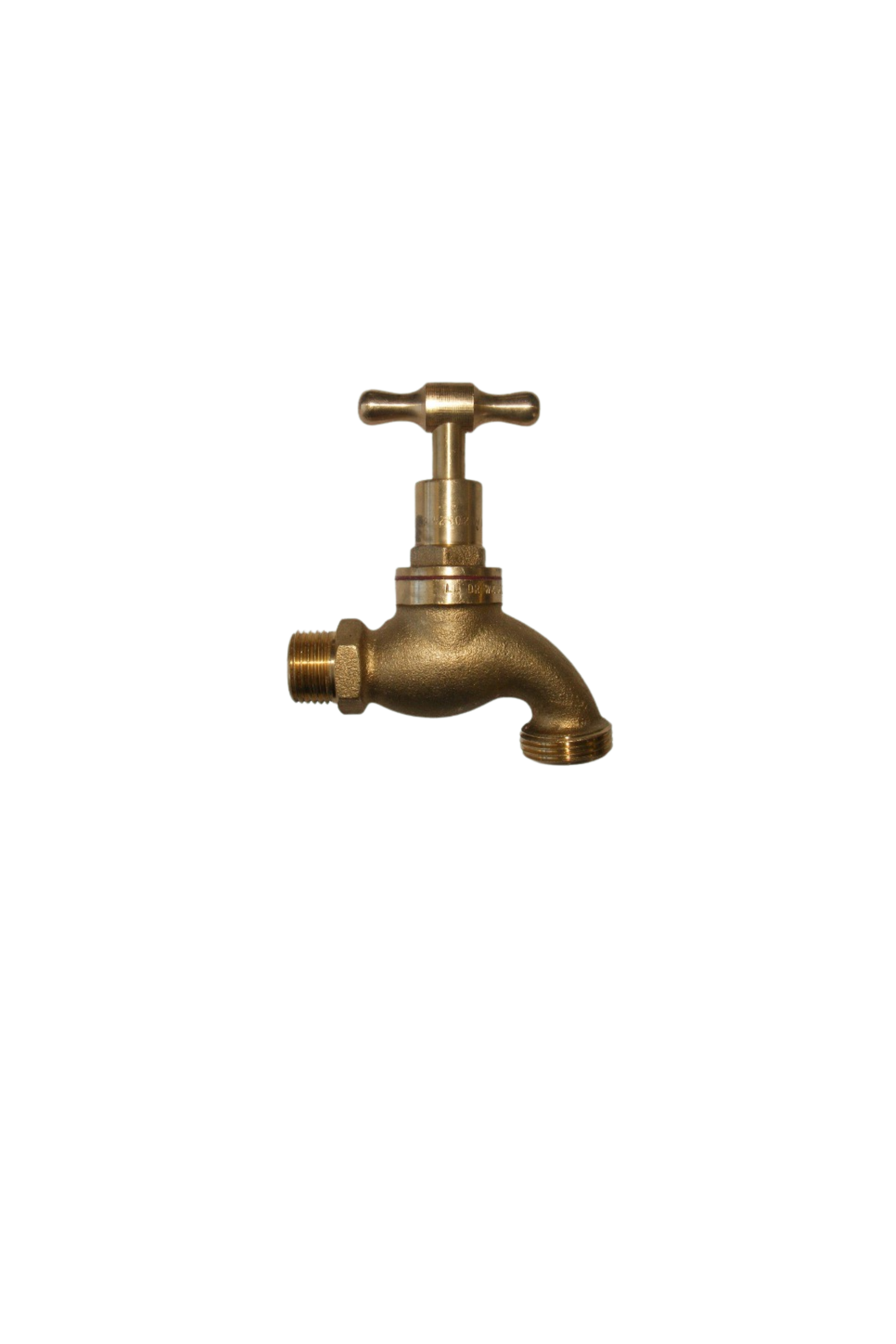 Brass Garden Tap - 20mm inlet x 25mm outlet – ID Garden & Landscape Centre