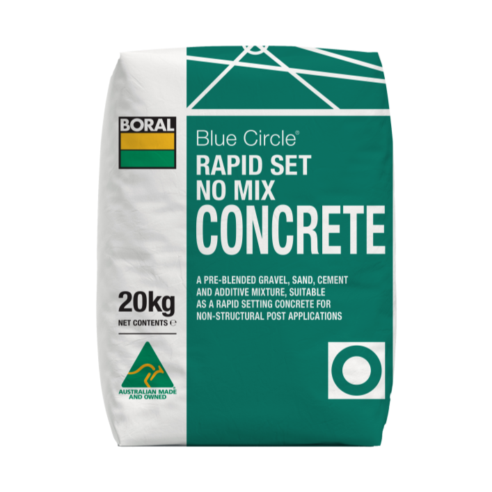 Blue Circle® Rapid-Set No Mix Concrete - 20kg – ID Garden & Landscape ...